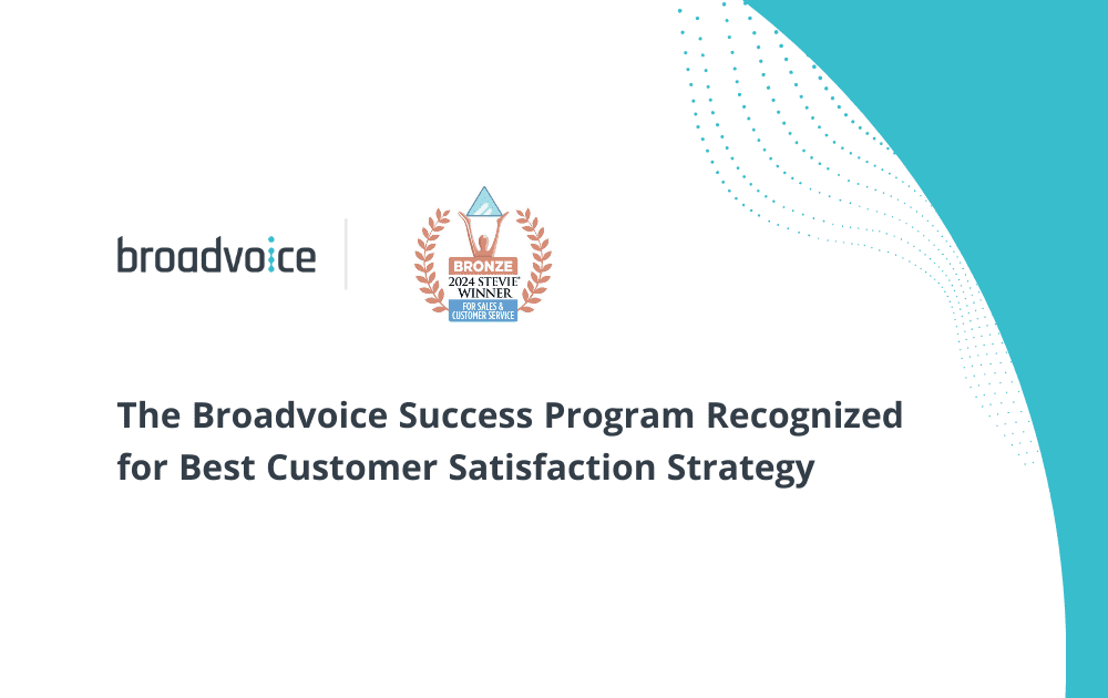 Broadvoice Success Program Wins Bronze Stevie Award | Broadvoice